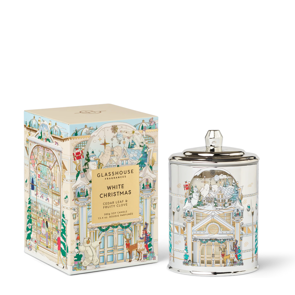 White Christmas 13.4 oz. Triple Scented Candle – Postcards from Paradise