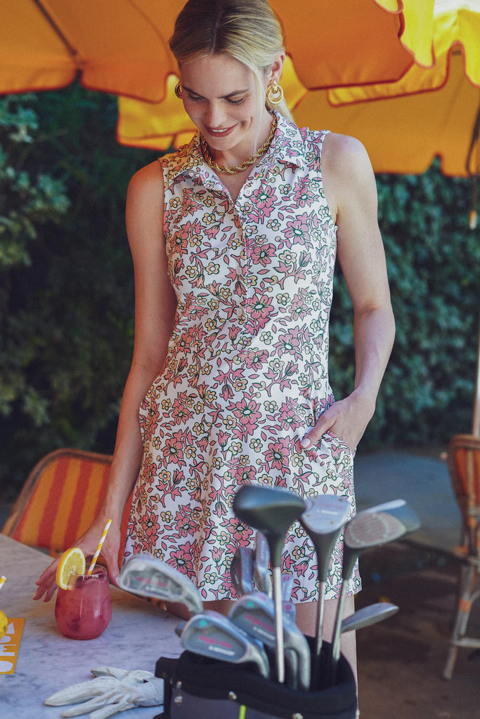 The Hedy Dress - Promenade Petal – Postcards from Paradise